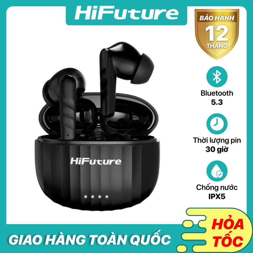 Loa di động chống nước HiFuture Ripple 30W (Bluetooth 5.3, TWS, iPX7 ...