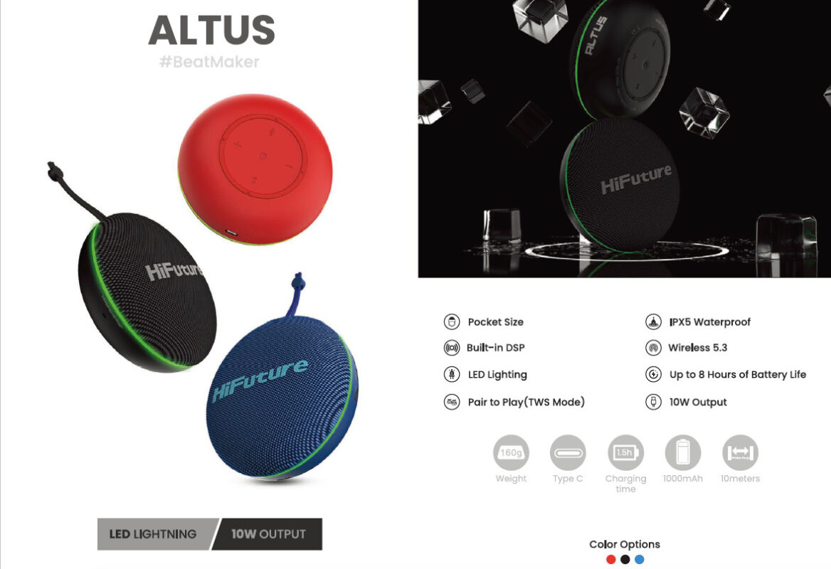 Loa Bluetooth di động HiFuture Altus Portable Speaker 10W (8h Music ...