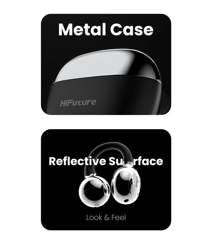 Tai nghe Bluetooth kẹp tai HiFuture FlexClip OWS (Bluetooth 5.4, ENC Noise Cancellation, 30 ...